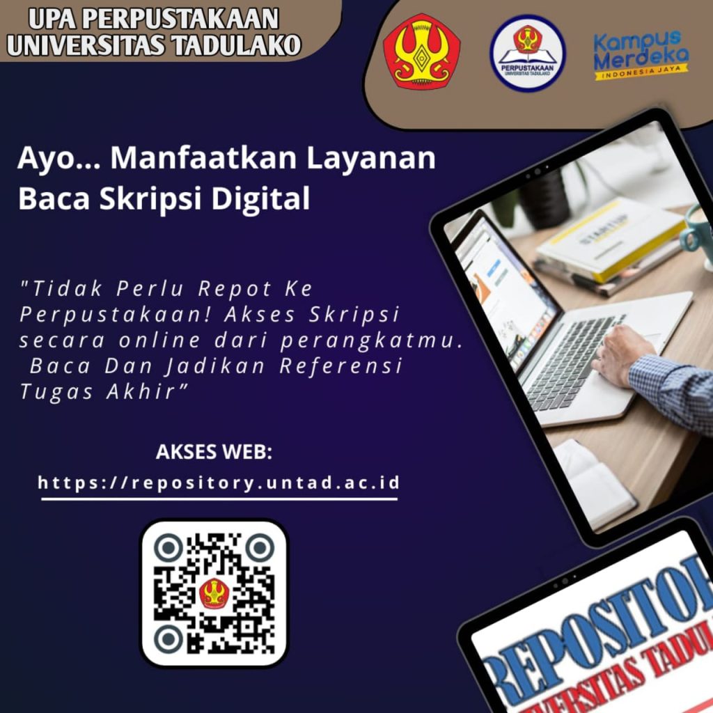 Ayo Manfaatkan Layanan Baca Skripsi Digital Melalui Repository.untad.ac ...